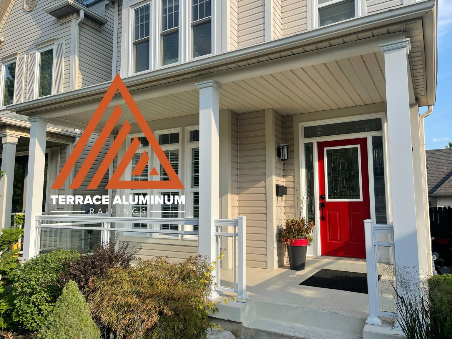 Concrete - Terrace Aluminum Railings And Masonry