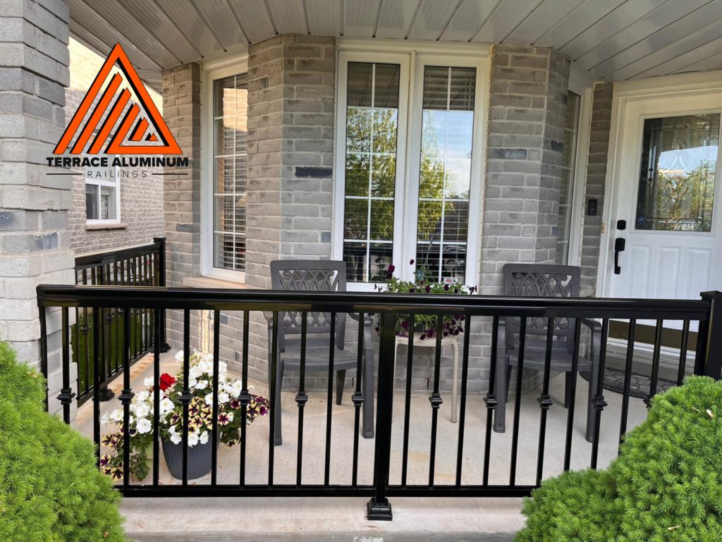 BLACK ALUMINUM RAILING - Terrace Aluminum Railings