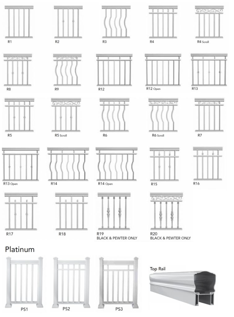 The Best Aluminum Deck Railing with Terrace Aluminum Railings
