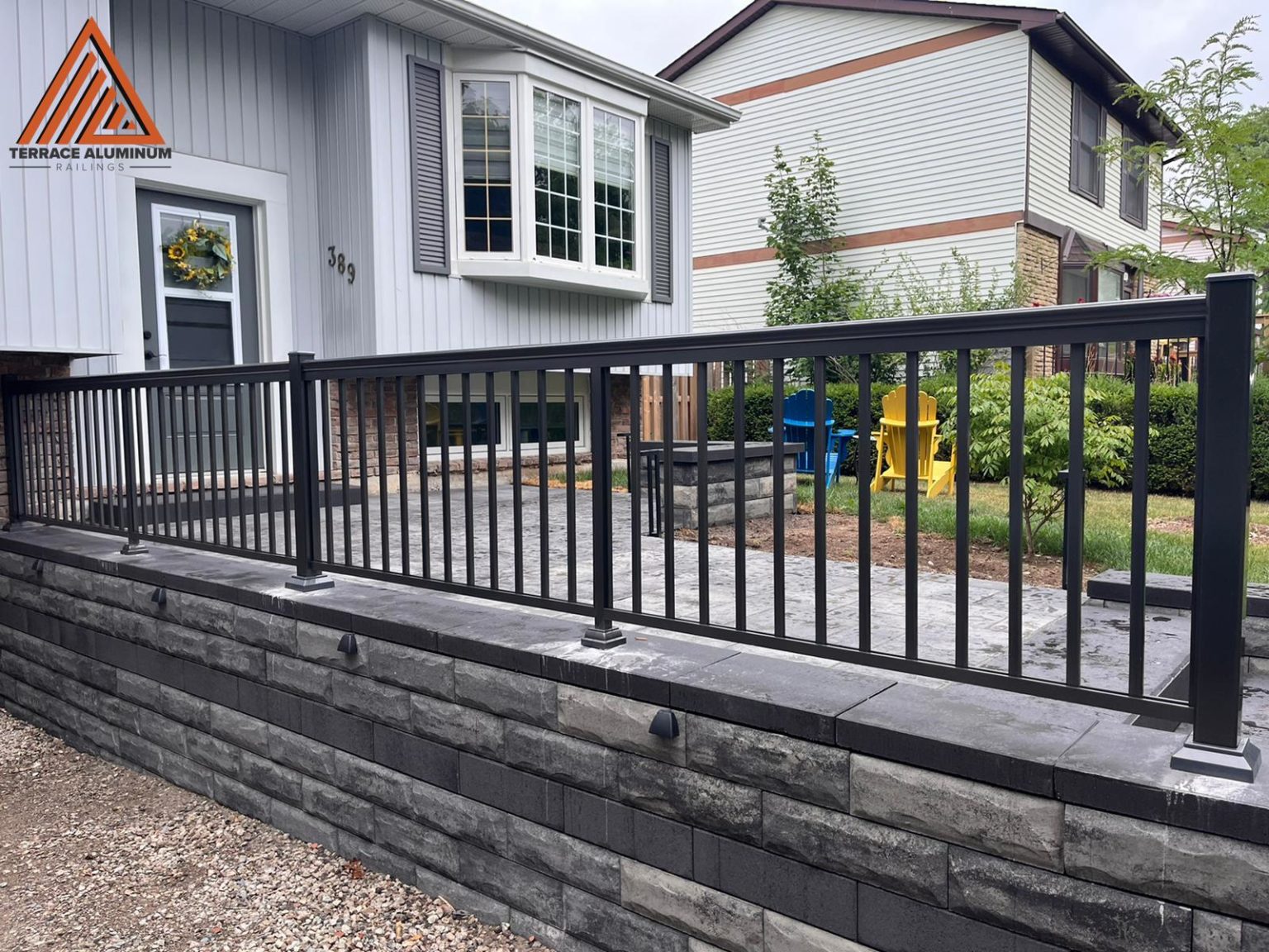 RESIDENTIAL ALUMINUM RAILINGS - Terrace Aluminum Railings And Masonry
