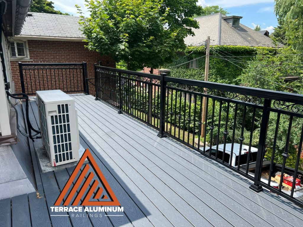BLACK ALUMINUM RAILING - Terrace Aluminum Railings