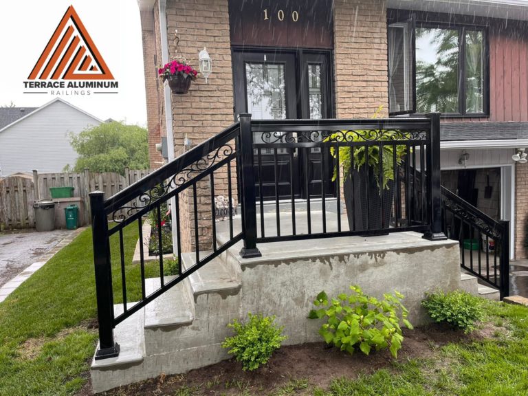 BLACK ALUMINUM RAILING - Terrace Aluminum Railings