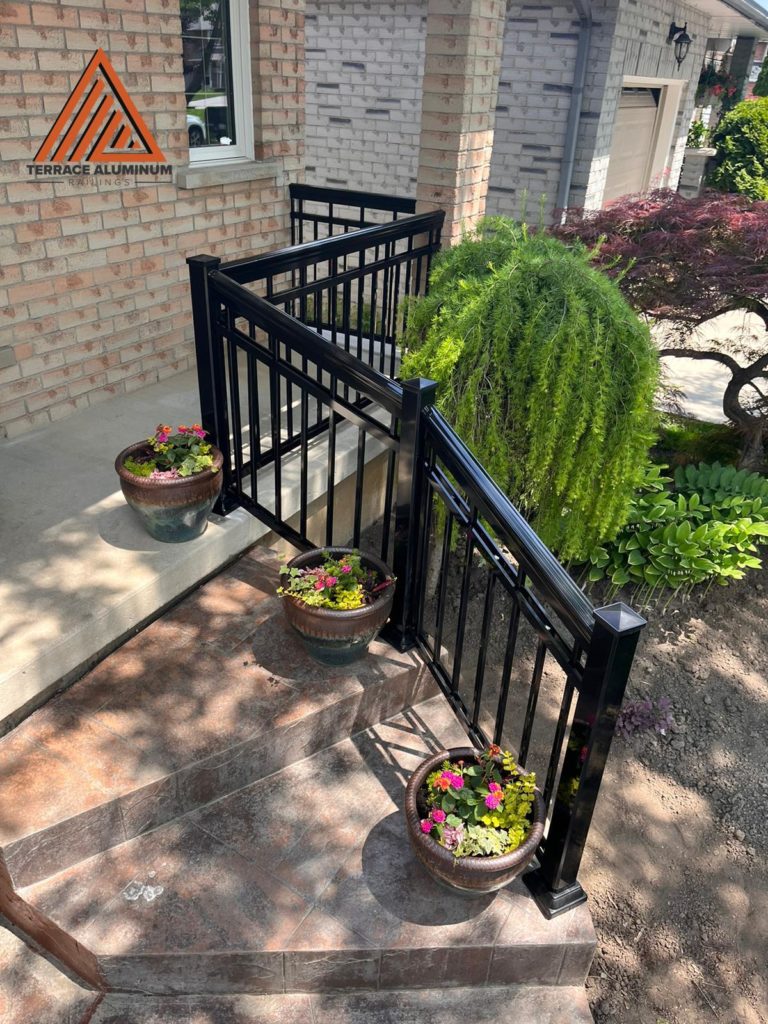 ALUMINIUM RAILINGS - Terrace Aluminum Railings And Masonry