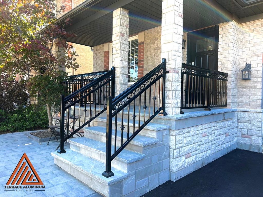 BLACK ALUMINUM RAILING - Terrace Aluminum Railings