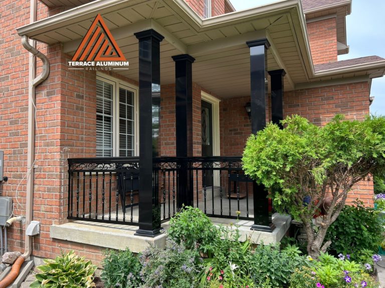 BLACK ALUMINUM RAILING - Terrace Aluminum Railings