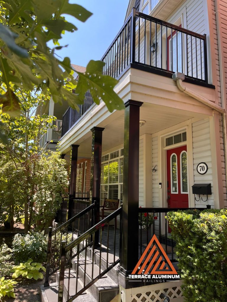 BLACK ALUMINUM RAILING - Terrace Aluminum Railings