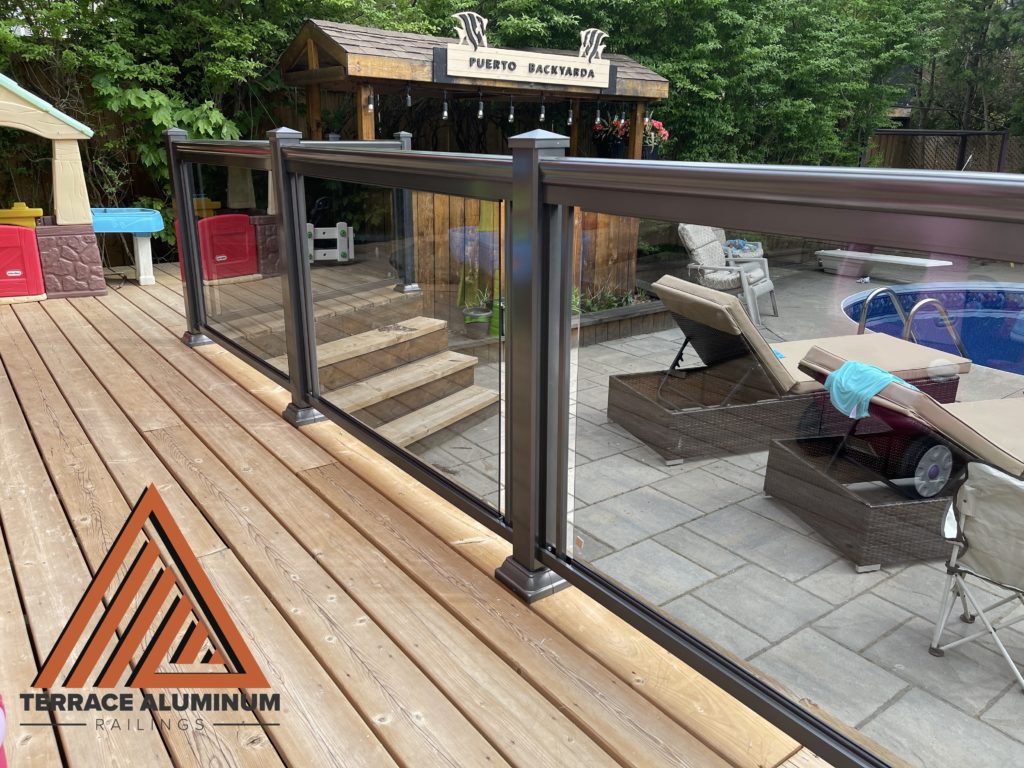 ALUMINIUM RAILINGS - Terrace Aluminum Railings And Masonry