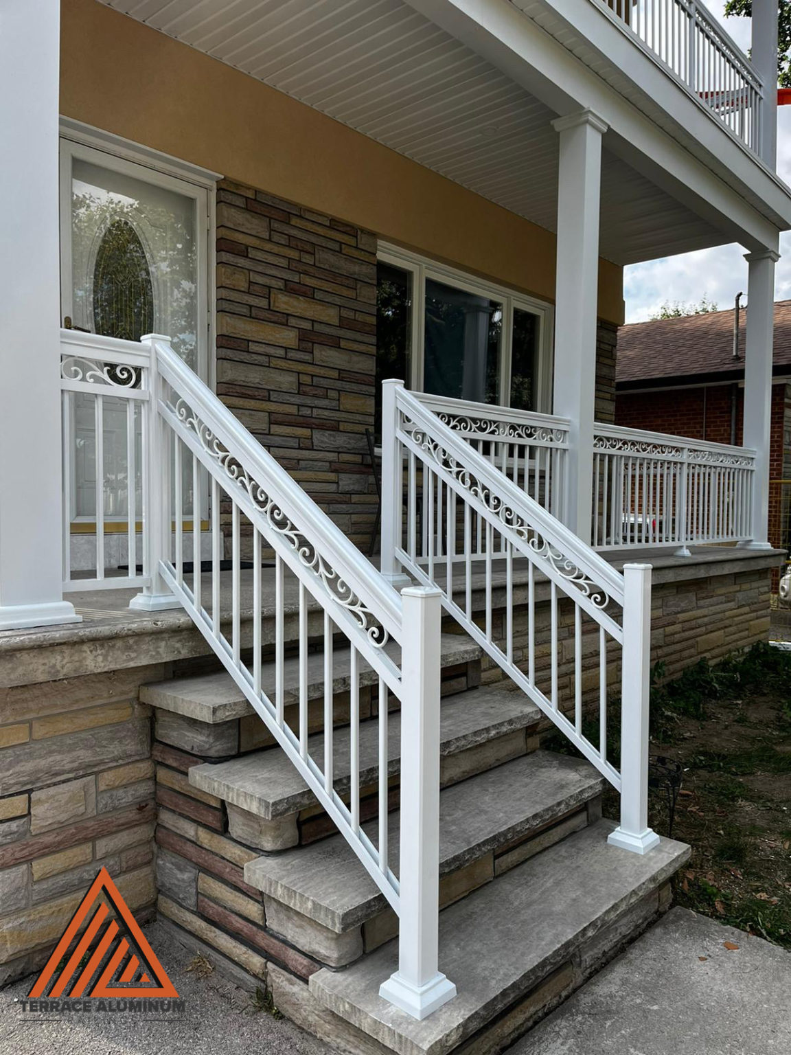 RESIDENTIAL ALUMINUM RAILINGS - Terrace Aluminum Railings And Masonry