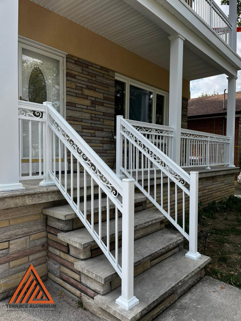 ALUMINIUM RAILINGS - Terrace Aluminum Railings And Masonry