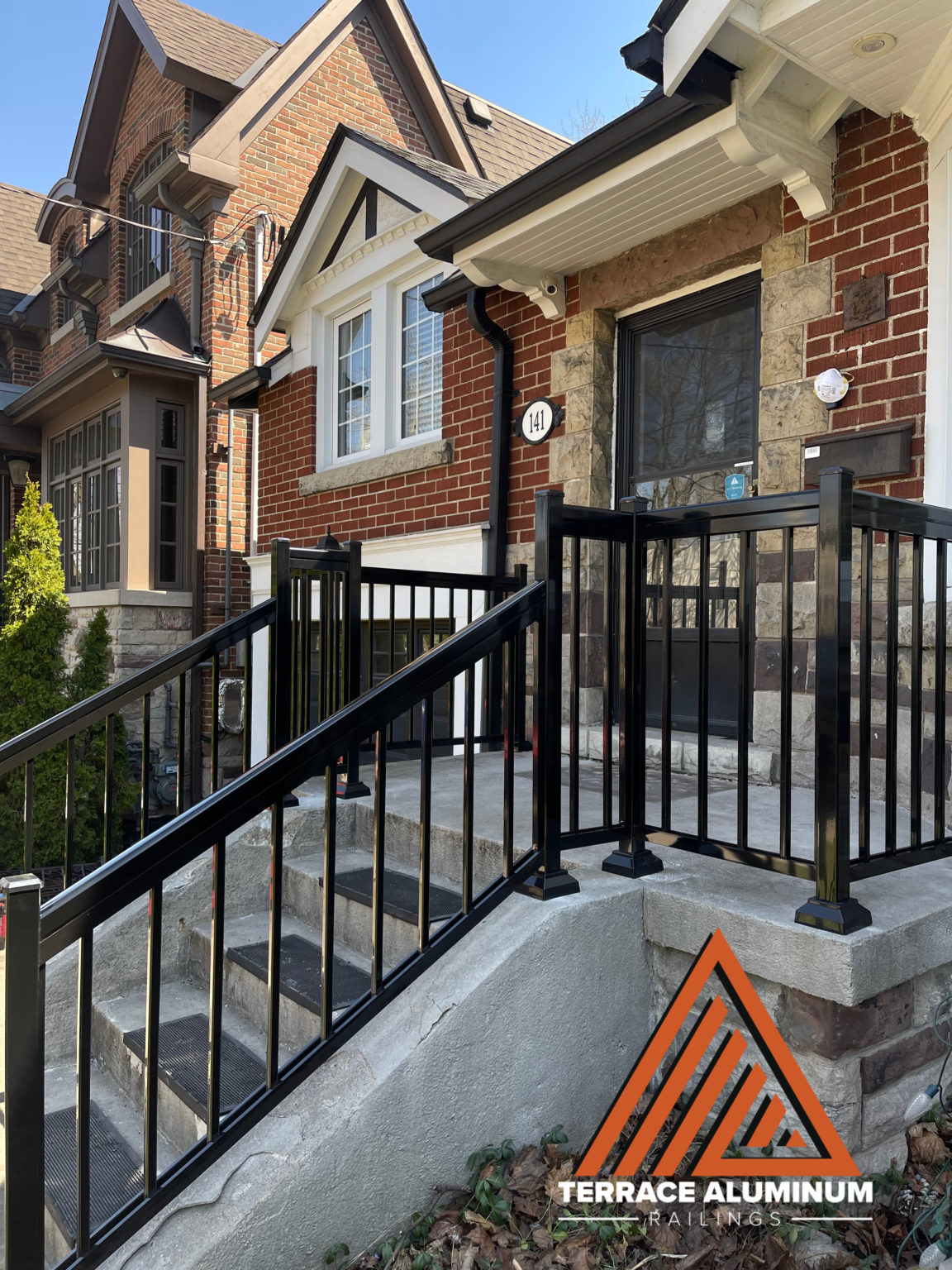 BLACK ALUMINUM RAILING - Terrace Aluminum Railings
