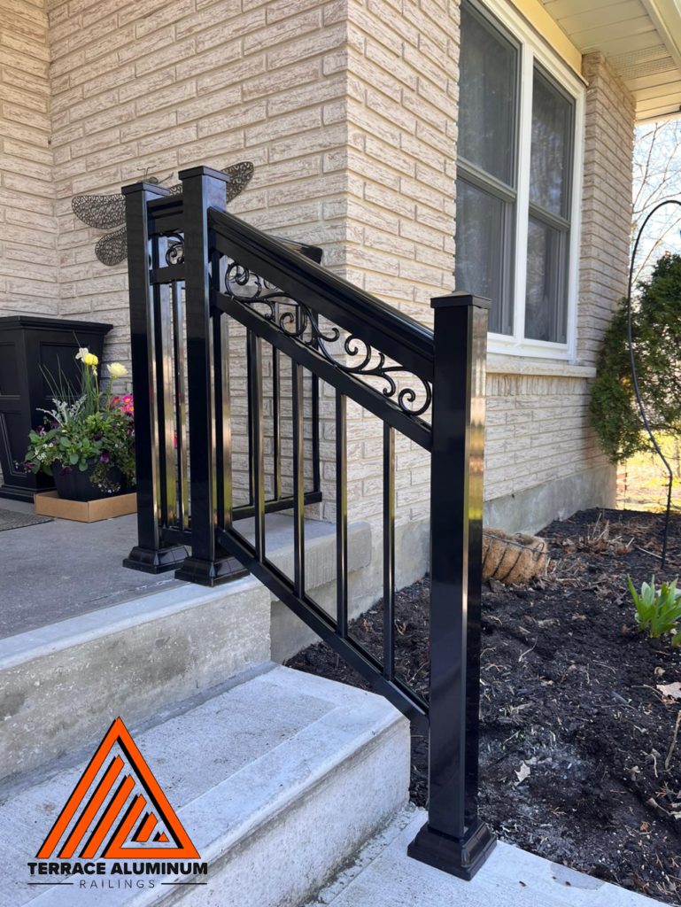 BLACK ALUMINUM RAILING - Terrace Aluminum Railings