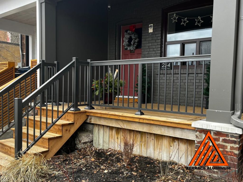 BLACK ALUMINUM RAILING - Terrace Aluminum Railings