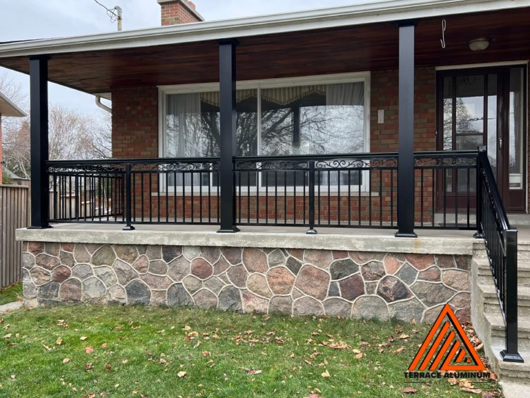 BLACK ALUMINUM RAILING - Terrace Aluminum Railings