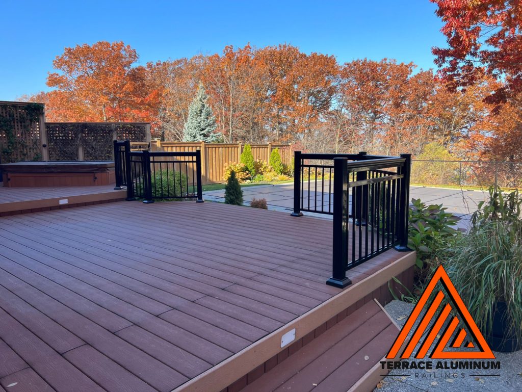 RESIDENTIAL ALUMINUM RAILINGS - Terrace Aluminum Railings And Masonry