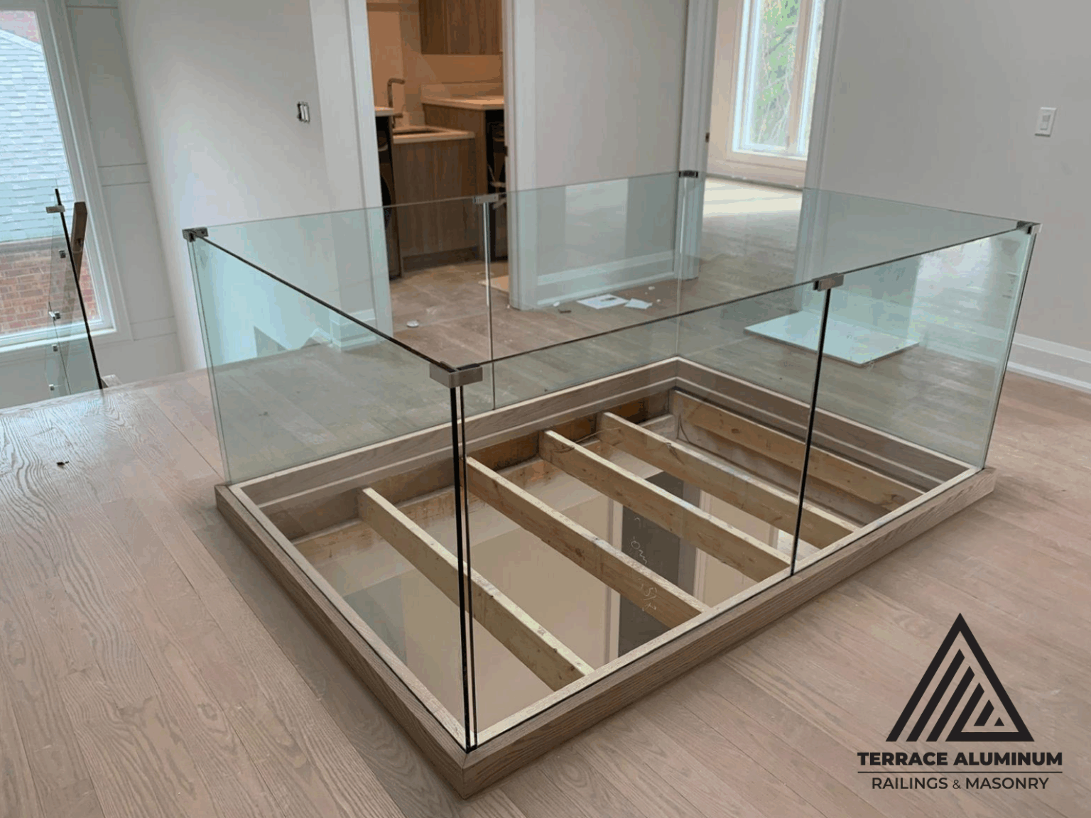 FRAMELESS GLASS RAILING - Terrace Aluminum Railings And Masonry