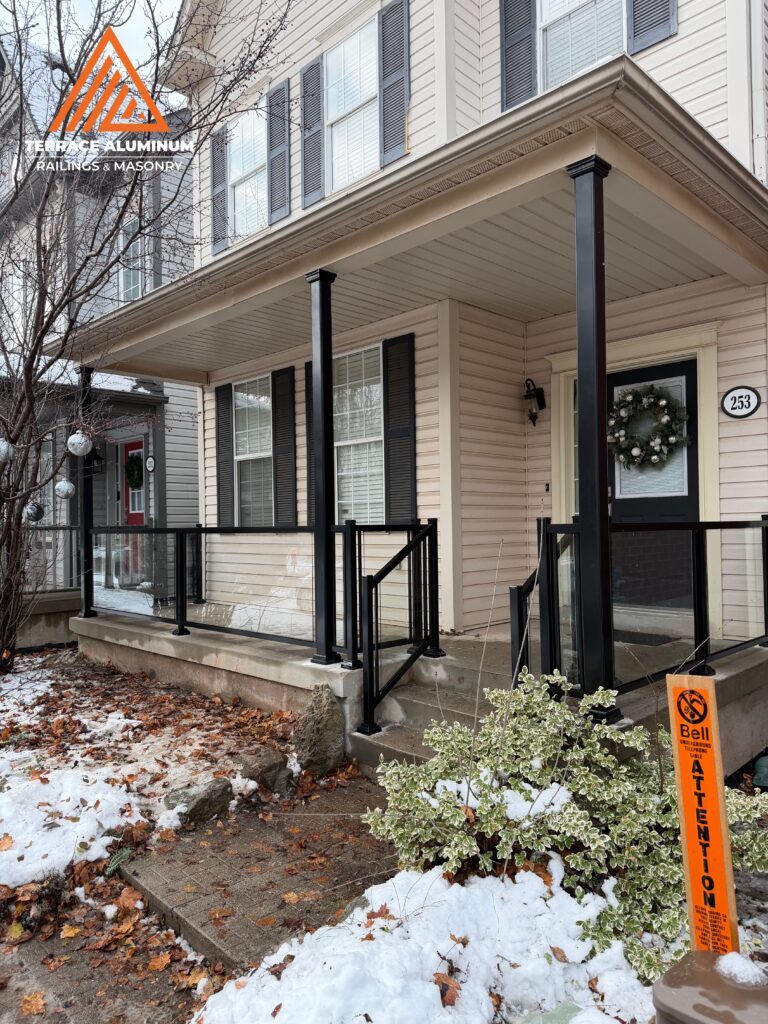 Modern Glass Railing Transformation in Oakville’s Millbank Park Area ...