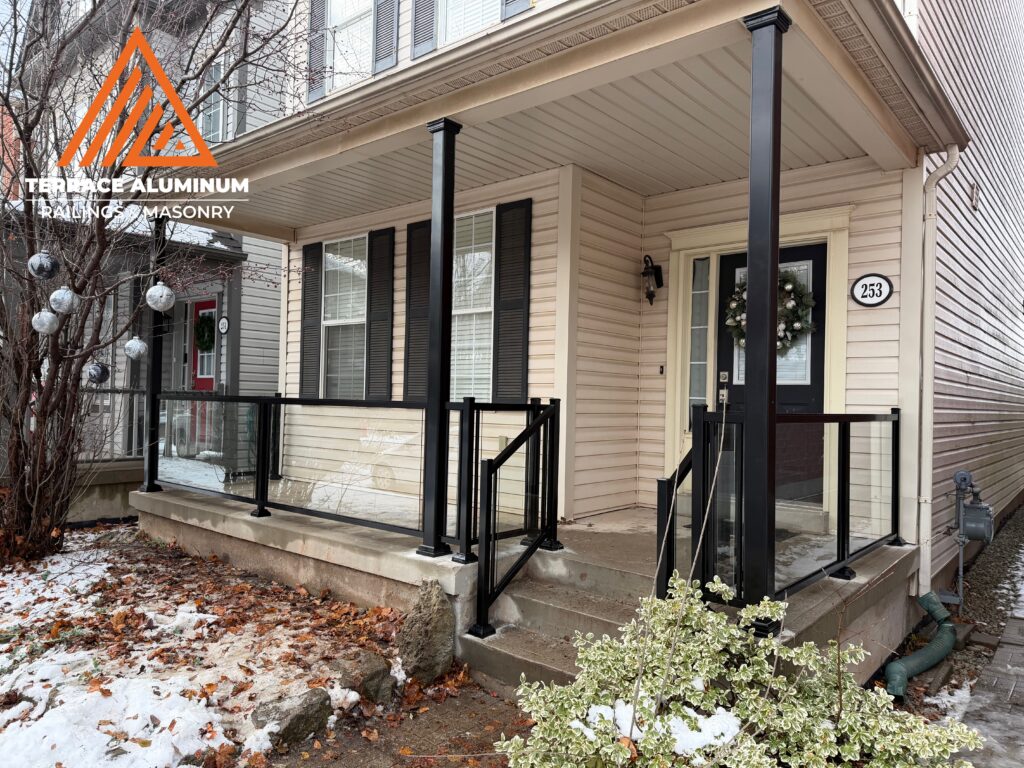 Modern Glass Railing Transformation in Oakville’s Millbank Park Area ...